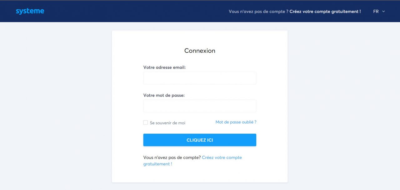 Connexion à systeme io : comment se (re)connecter à la plateforme